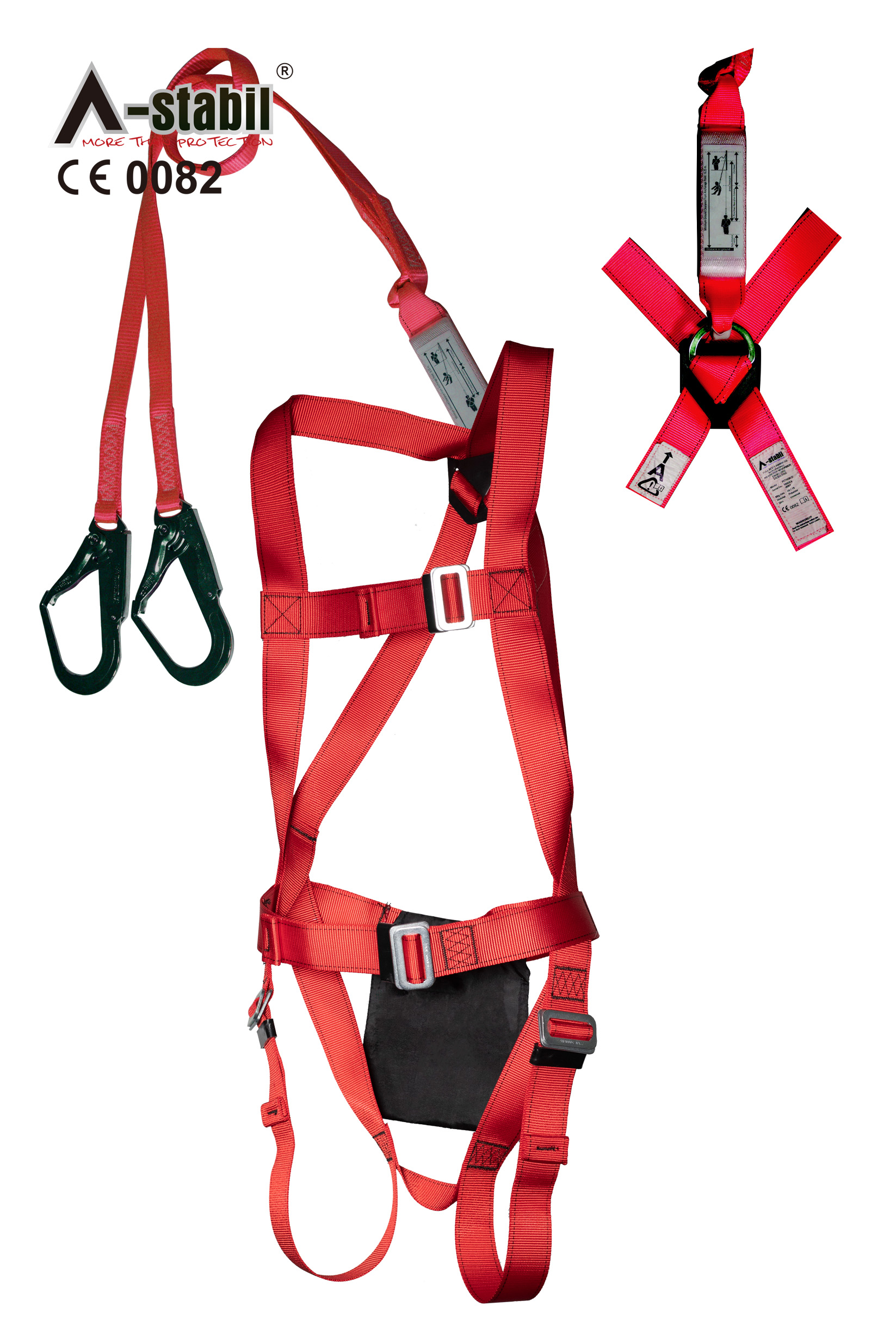 Full Body Harness attched Energy Absorbing Lanyard PITHON-SHANGHAI ...