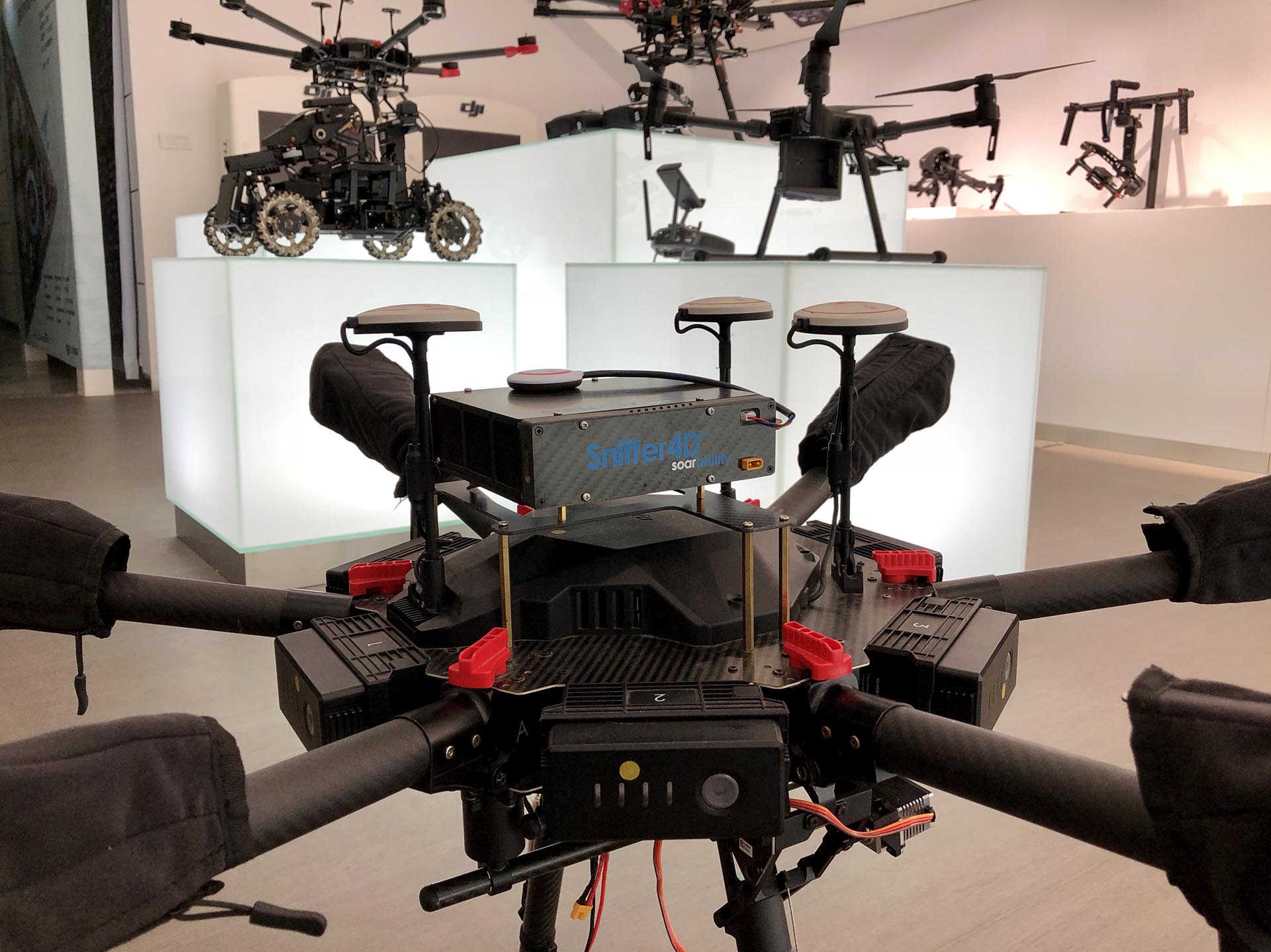 Sniffer4D灵嗅™DJI M600 Pro安装套件-深圳市可飞科技有限公司