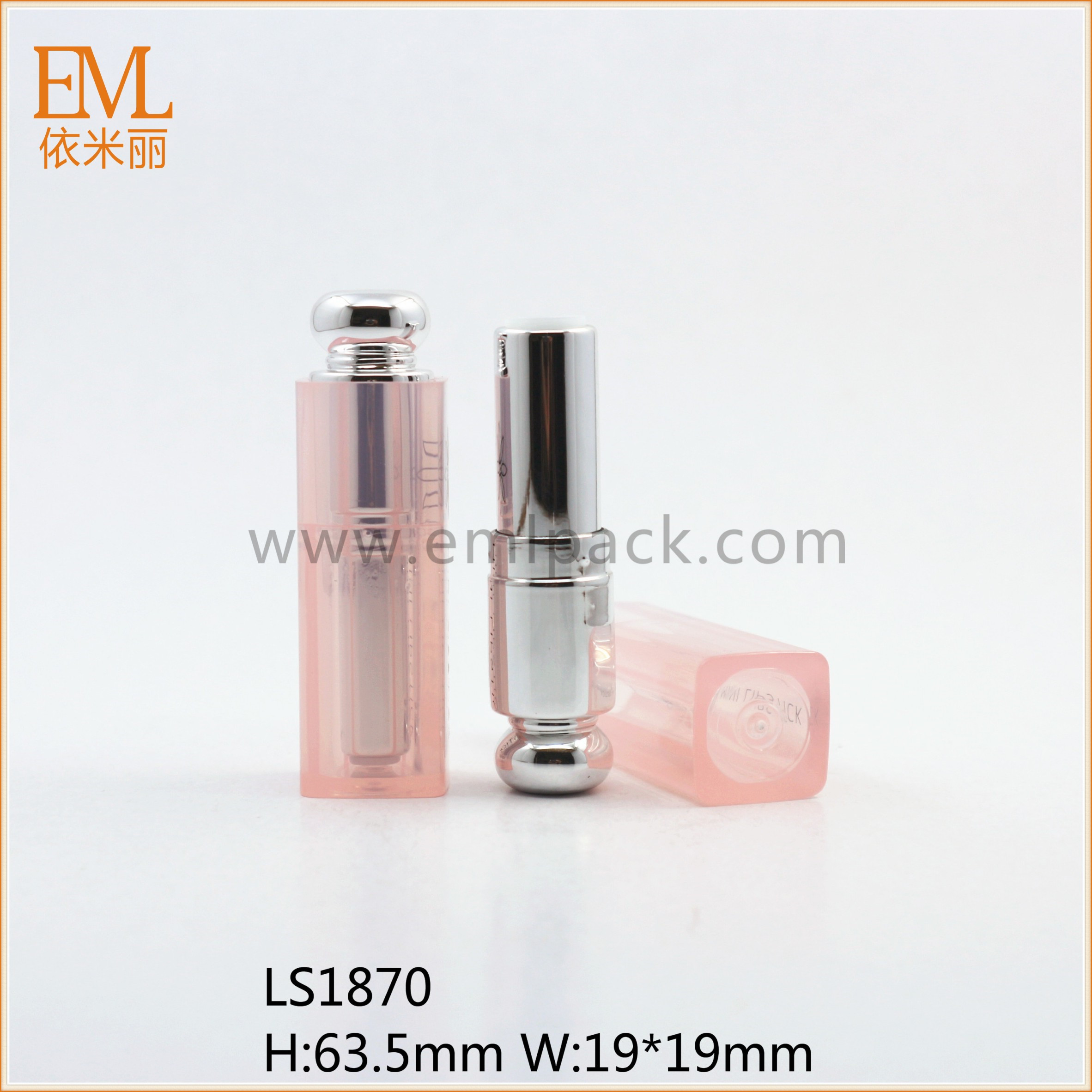 Square lipstick case push type lipstick case LS1870-
