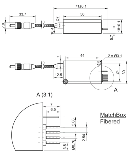532nm 激光器（SM光纤） 型号 0532L-23B-NI-AT-NF-杭州谱镭光电技术有限公司