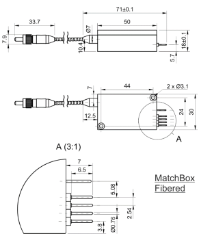 405nm SLM激光器（保偏单模光纤） 型号 0405L-25A-NI-AT-NF-杭州谱镭光电技术有限公司