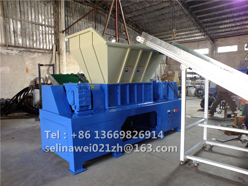 double shaft plastic shredder, plastic shredding machine for recylcing ...