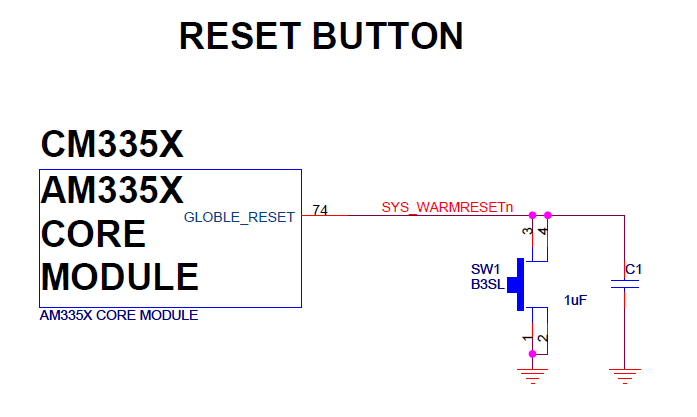 CM335X核心板--Reset button的参考硬件设计-赛普盛科技