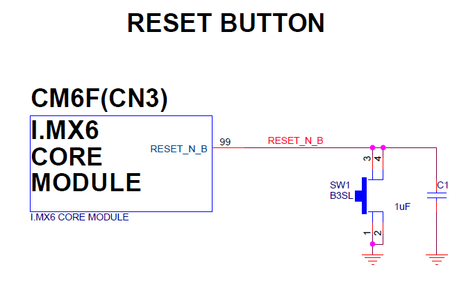 CM6F核心板--Reset button的参考硬件设计-赛普盛科技