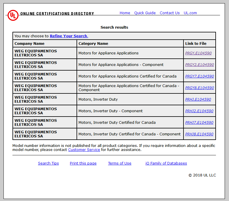 WEG电机通过CCC,CE,CSA,UL,PSE等世界各国相关安全认证,常年出口美国/加拿大/欧盟-无锡迈腾机电科技有限公司