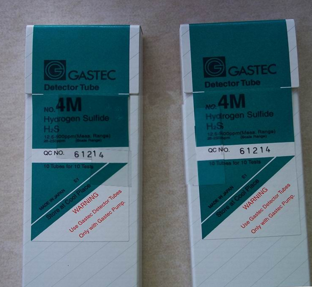 日本GASTEC 4M 硫化氢气体H2S检测管12.5～500ppm -南京史德克贸易有限公司