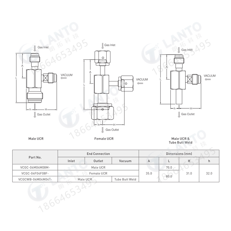 UNI-LOK超高纯真空发生器-朗拓科技