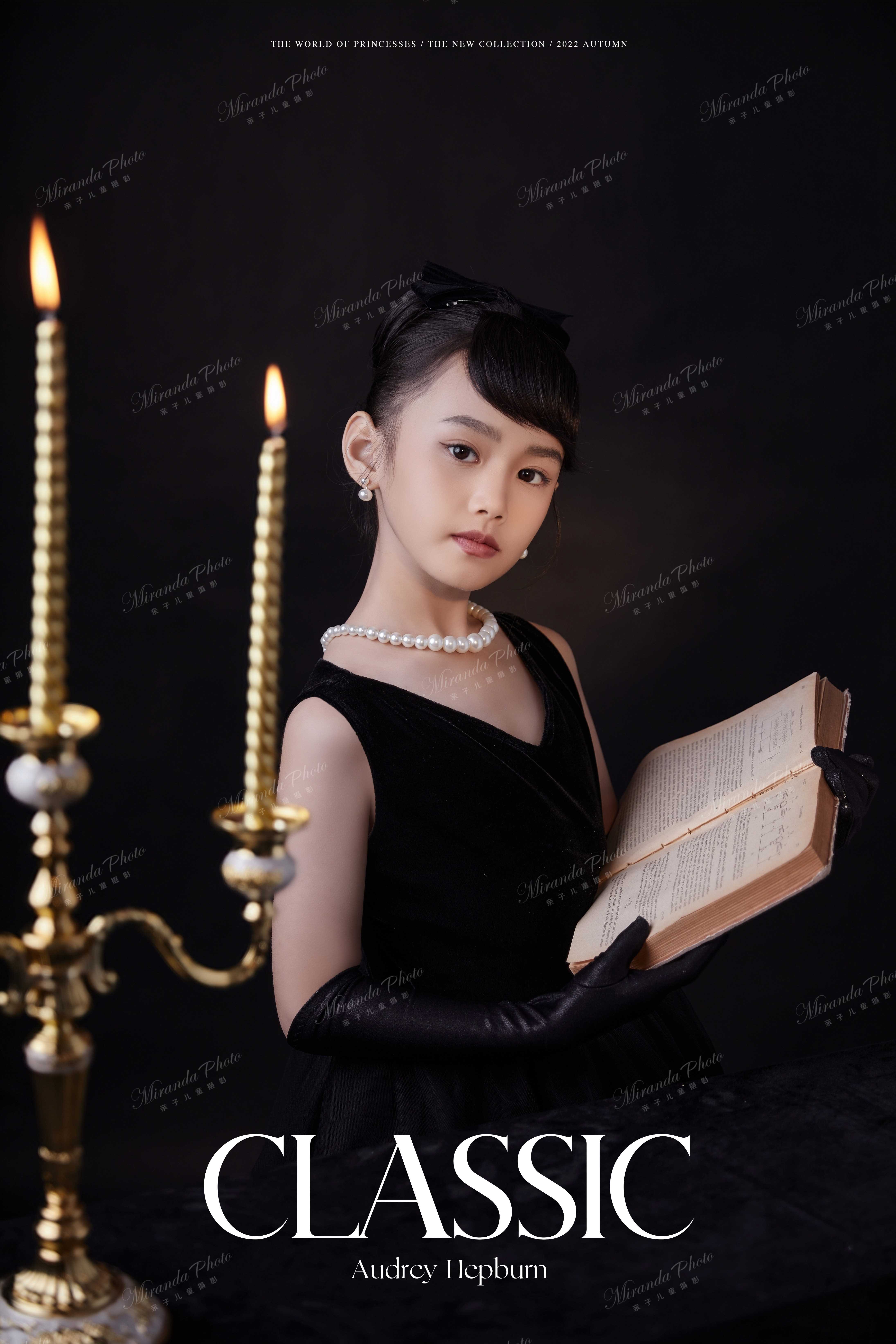 赫本风亲子照（宝宝服装尺码130）3388元起拍-母婴亲子