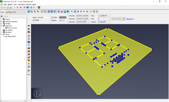 Pathfinder人员疏散能力模拟软件创建模型-PyroSim中文版_烟气流动分析软件