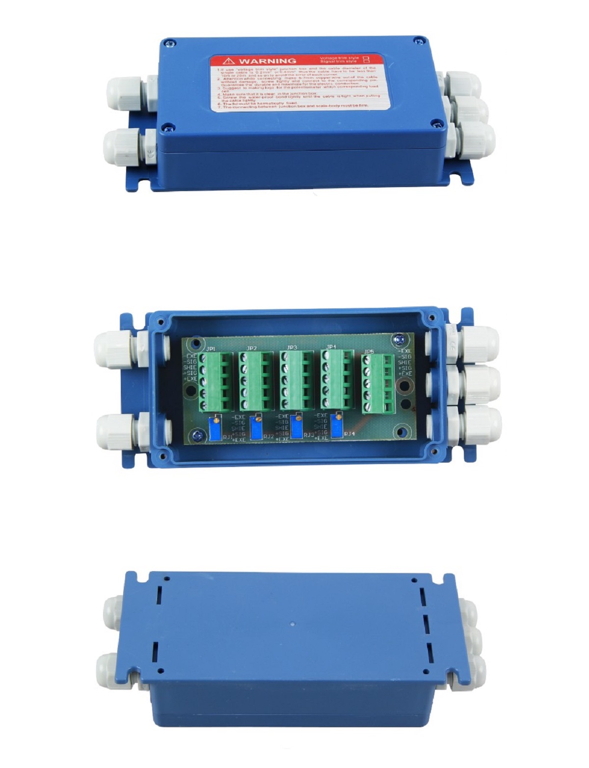 JB-4S-Plastic shell analog signal junction box-Mechanotronics-Load cell ...