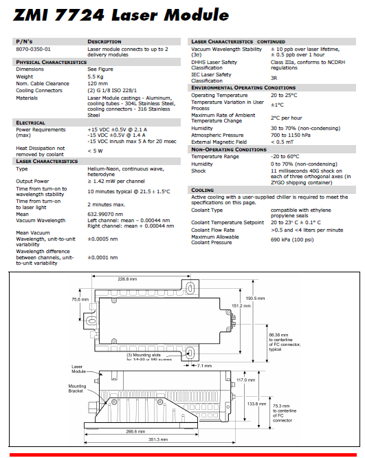 ZYGO双频激光器7724系列-精点（北京）光电科技有限公司