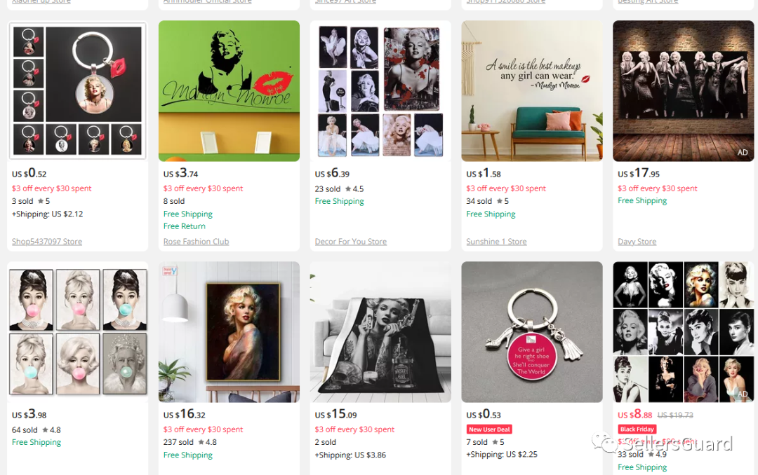 惊！仍有大批卖家在卖，冻结中有被告名单！Monroe持续维权中【22-cv-04473】-SellerGuard,为您的电商生意排忧解难！