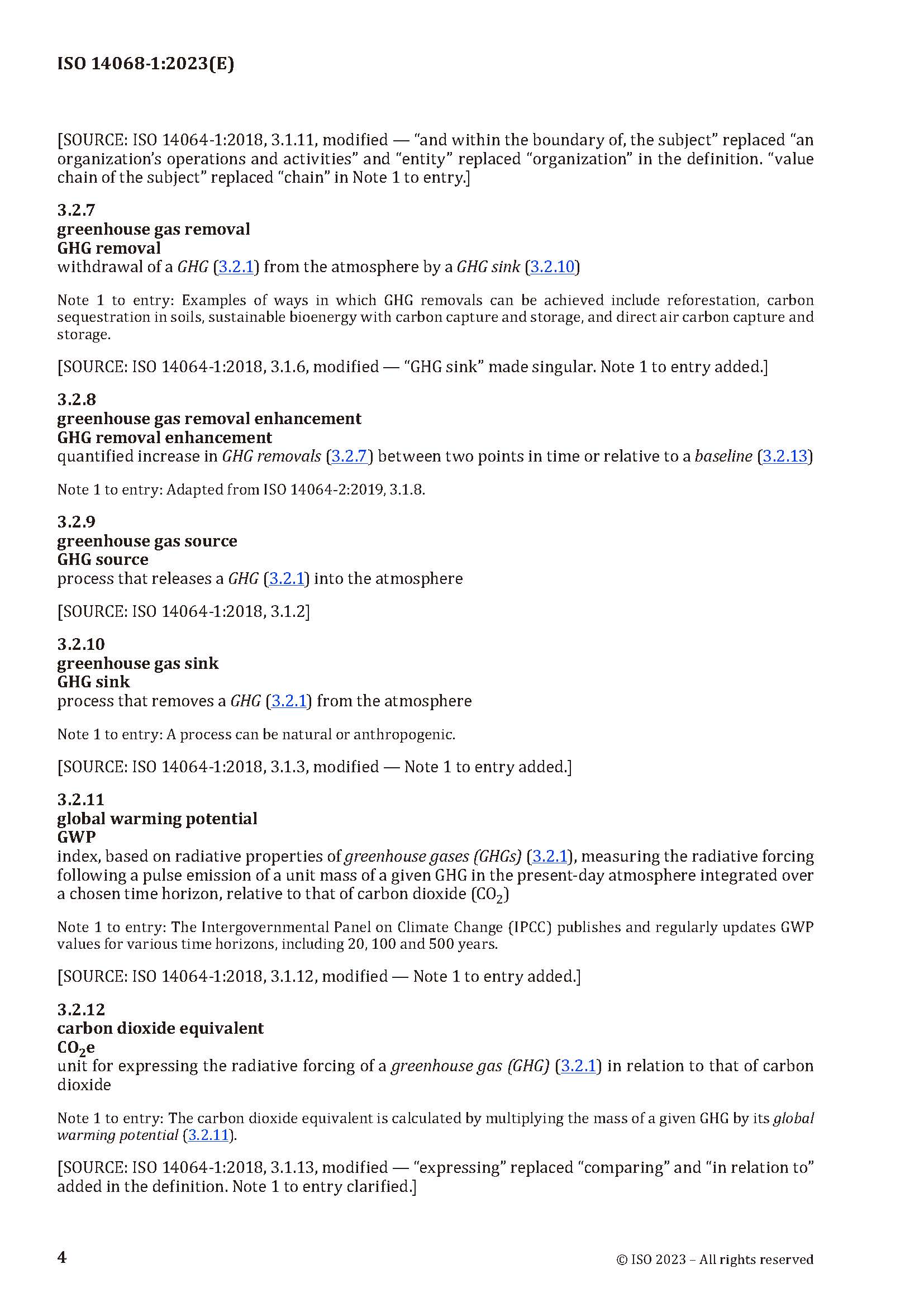 国际碳中和标准：ISO 14068-1 碳中和（气候变化管理-向净零过度）-深圳碳中和生物燃气股份有限公司