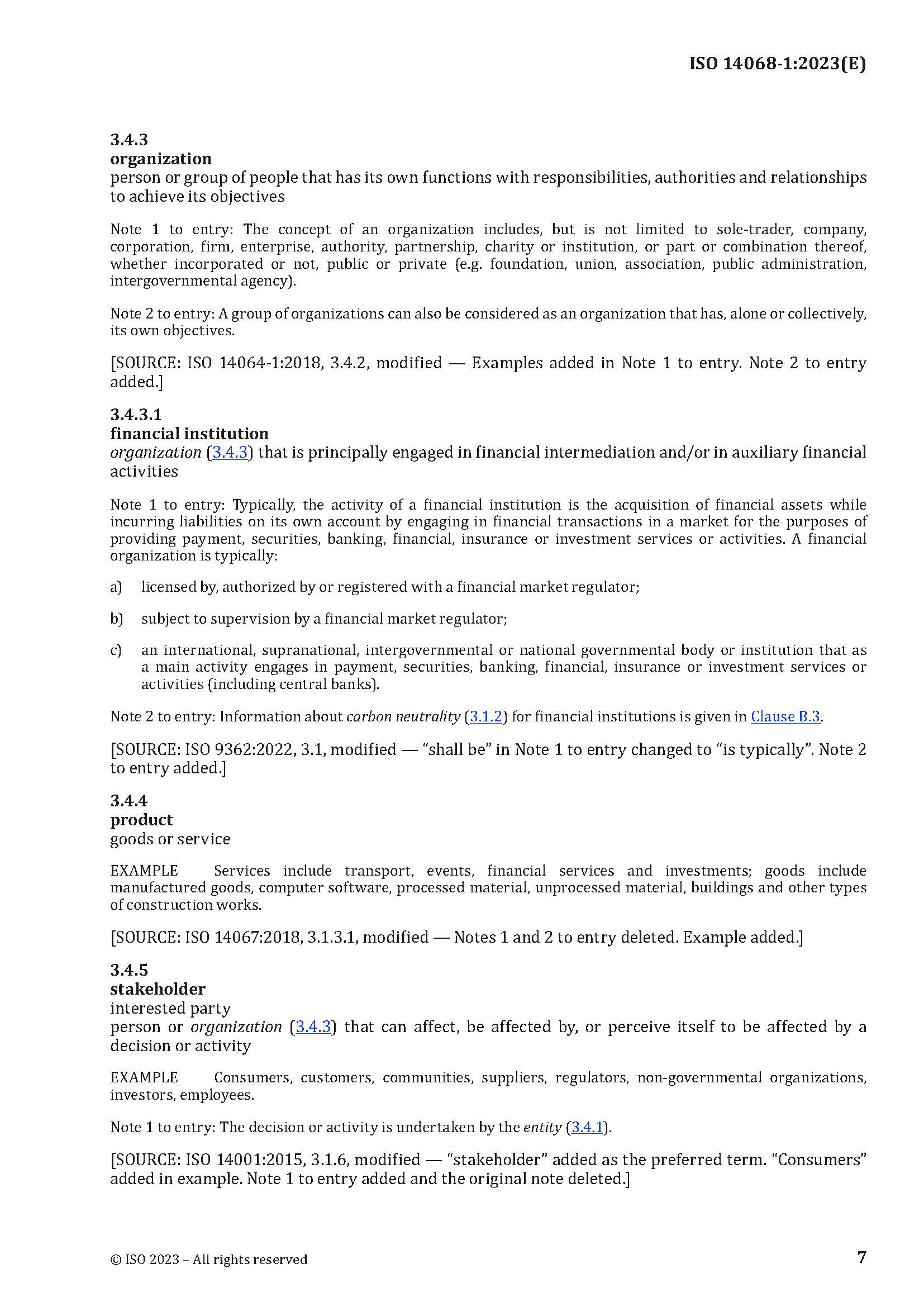 国际碳中和标准：ISO 14068-1 碳中和（气候变化管理-向净零过度）-深圳碳中和生物燃气股份有限公司
