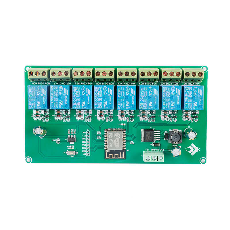 ESP12F_Relay_X8/继电器模块-83526-深圳优信电子科技有限公司