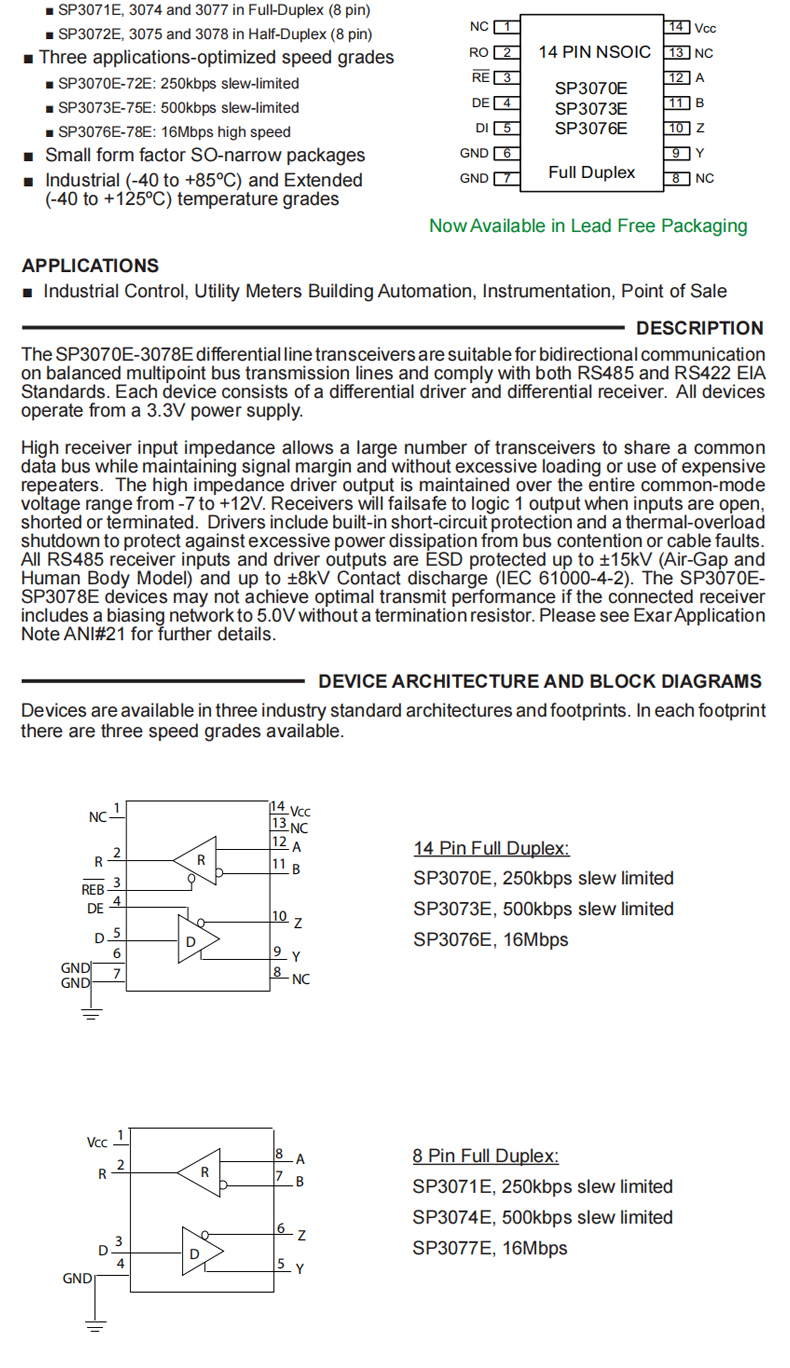SP3078EEN-L/TR-84201-深圳优信电子科技有限公司