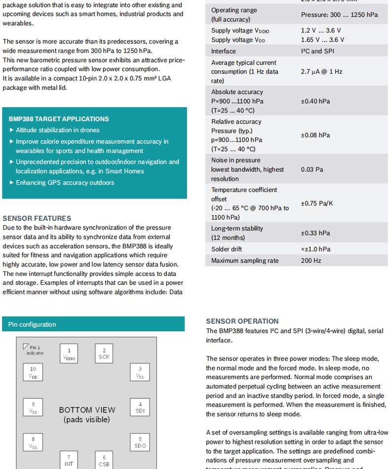 BMP388-86625-深圳优信电子科技有限公司