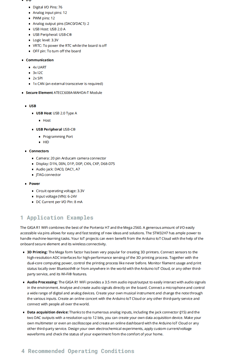 ABX00063 ARDUINO GIGA R1 WIFI - 88732-深圳优信电子科技有限公司