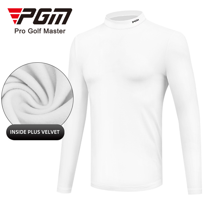 PGM YF388 wholesale polyester spandex mens plain uv golf fitness shirt-企业官网