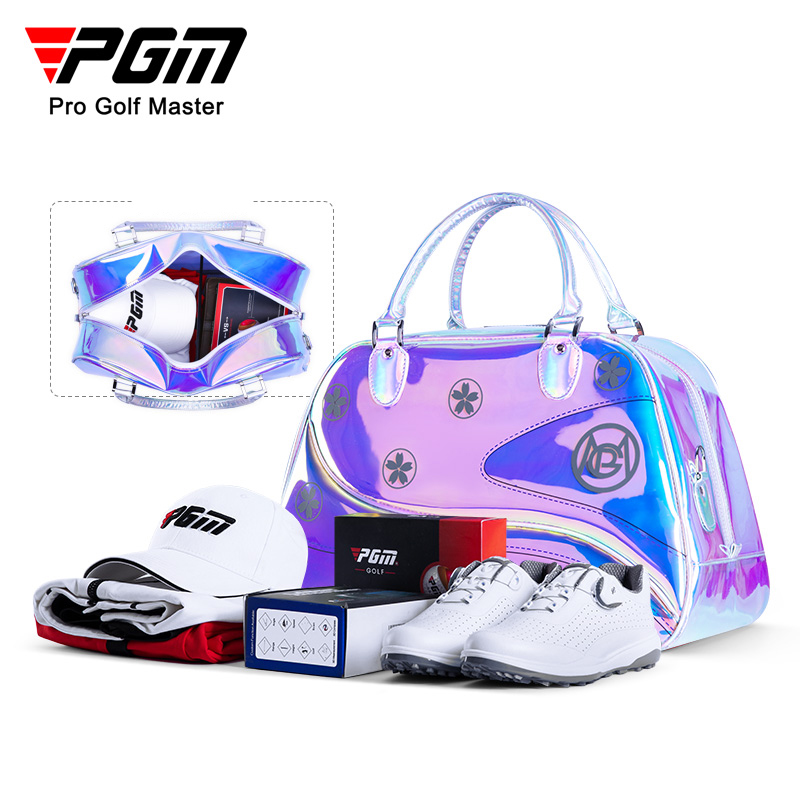 PGM YWB042 TPU golf clothing bag large capacity golf boston bag with shoe-企业官网