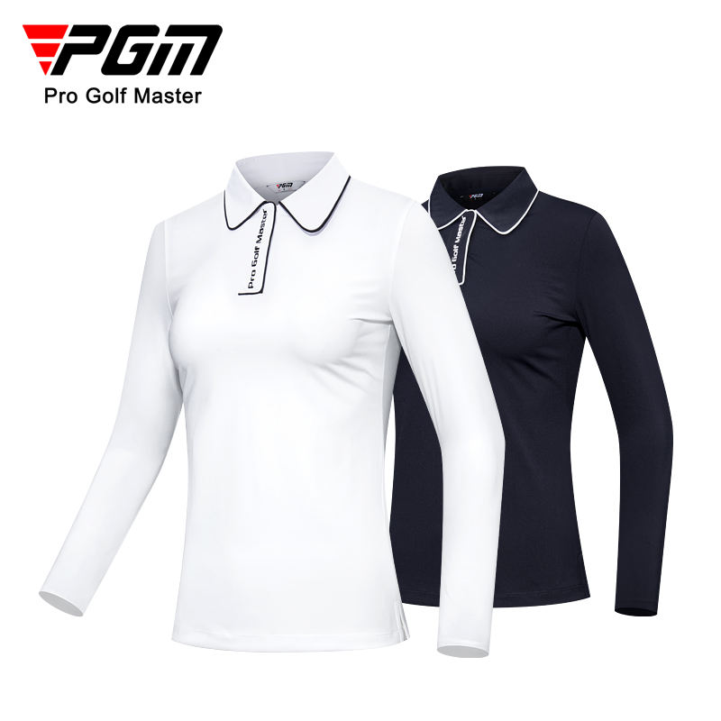 PGM YF539 wholesale bulk long sleeve golf polo shirt high quality woman ...
