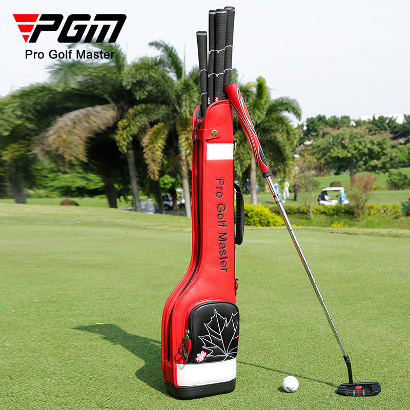 PGM QIAB025 microfiber leather golf bas custom logo mini golf bag-企业官网