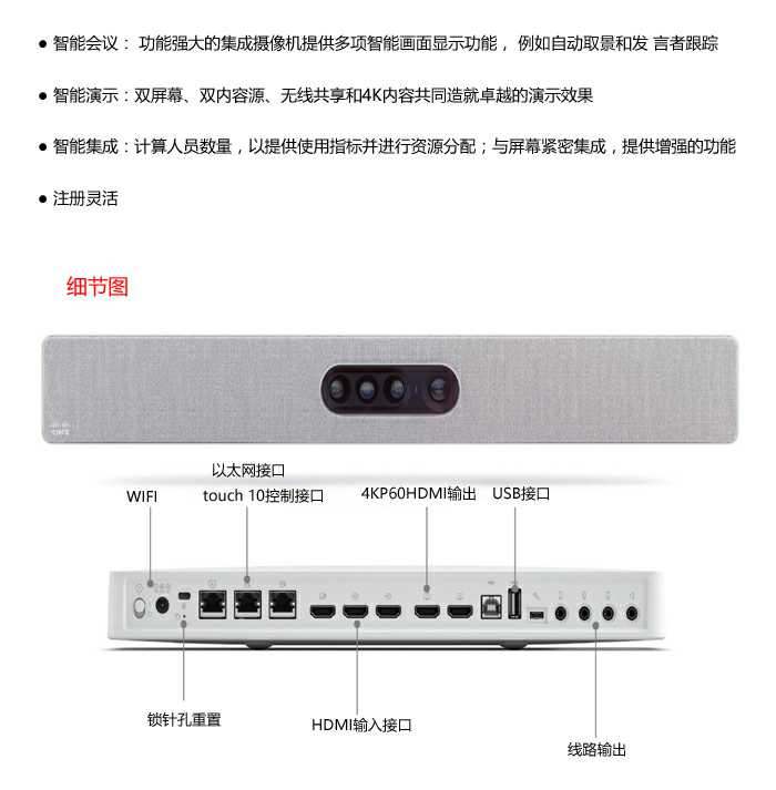 思科Spark room kit plus-企业官网