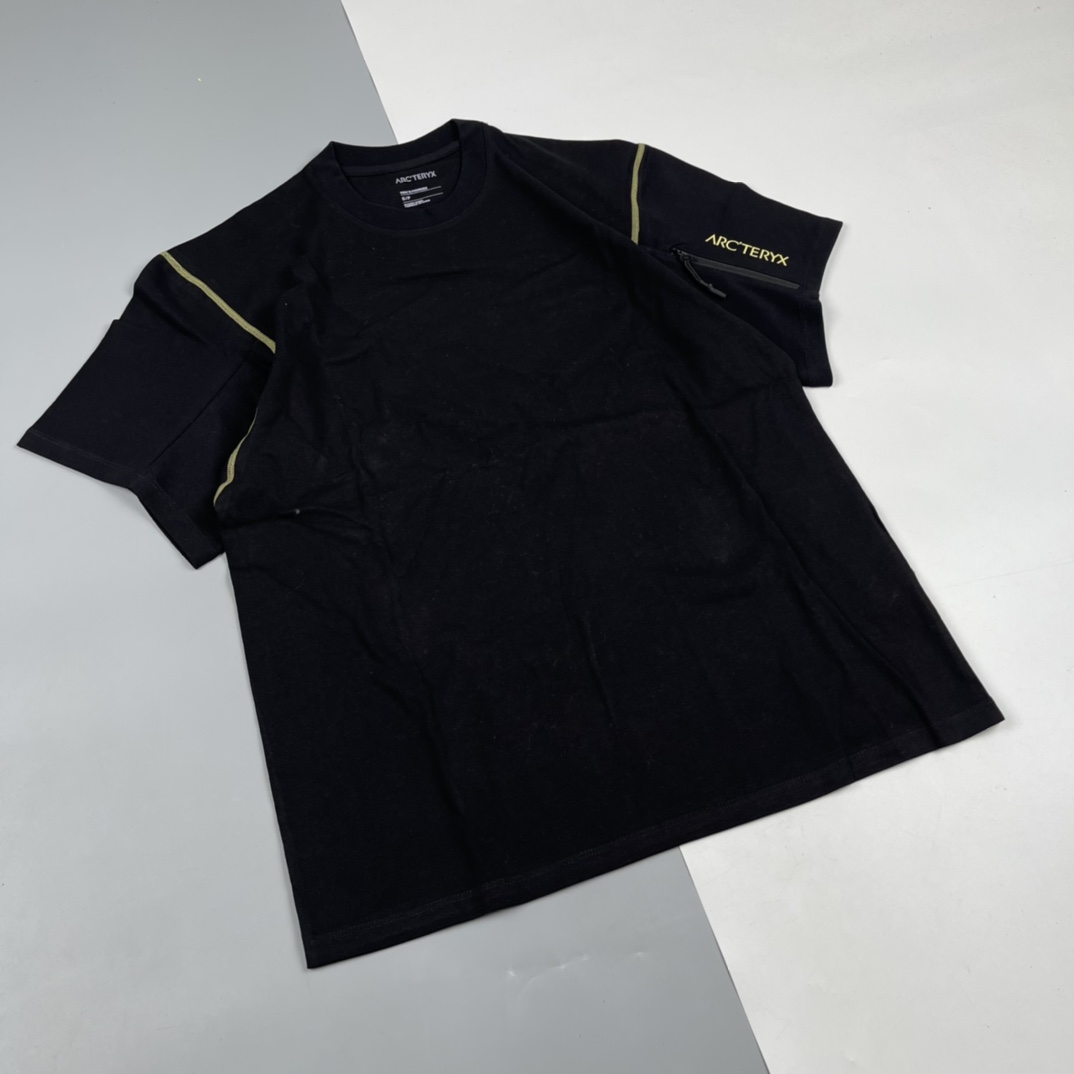 Arc‘teryx/始祖鸟 22ss 后背小标鸟刺绣短袖 -GDF档口-潮流干货