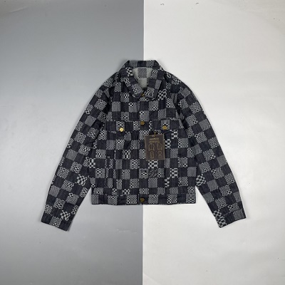 LV 21FW 棋盘格牛仔外套 -GDF档口-潮流干货