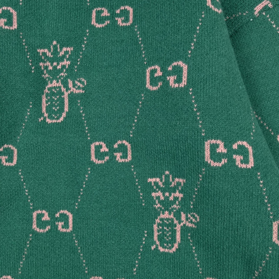 P220 Gucci/古驰 22Fw 绿菠萝圆领毛衣-GDF档口-潮流干货