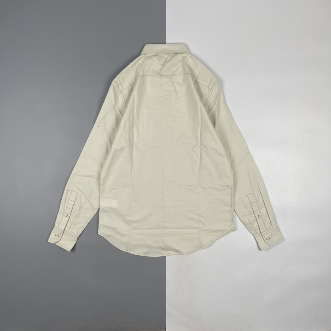 Loewe/罗意威 22Fw 口袋花标刺绣长袖衬衫外套-GDF档口-潮流干货