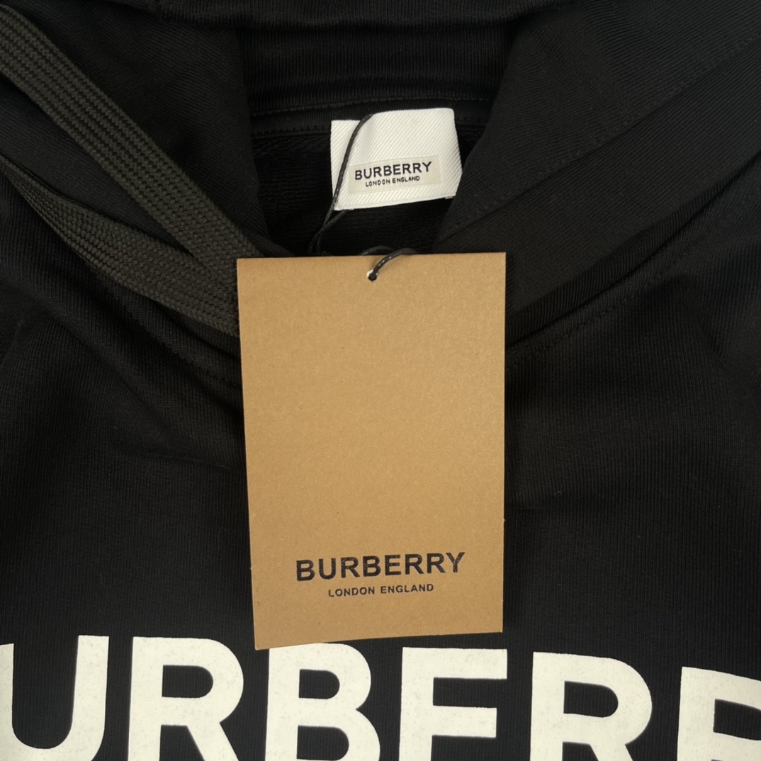 P240 Burberry/博柏利 22Fw 标语字母印花连帽卫衣-GDF档口-潮流干货