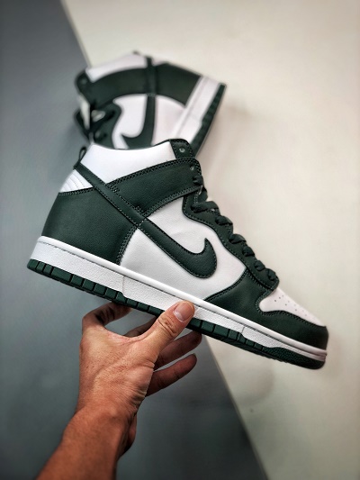 P240 NK Dunk Hi SP "Spartan Green" 白绿高帮-GDF档口-潮流干货