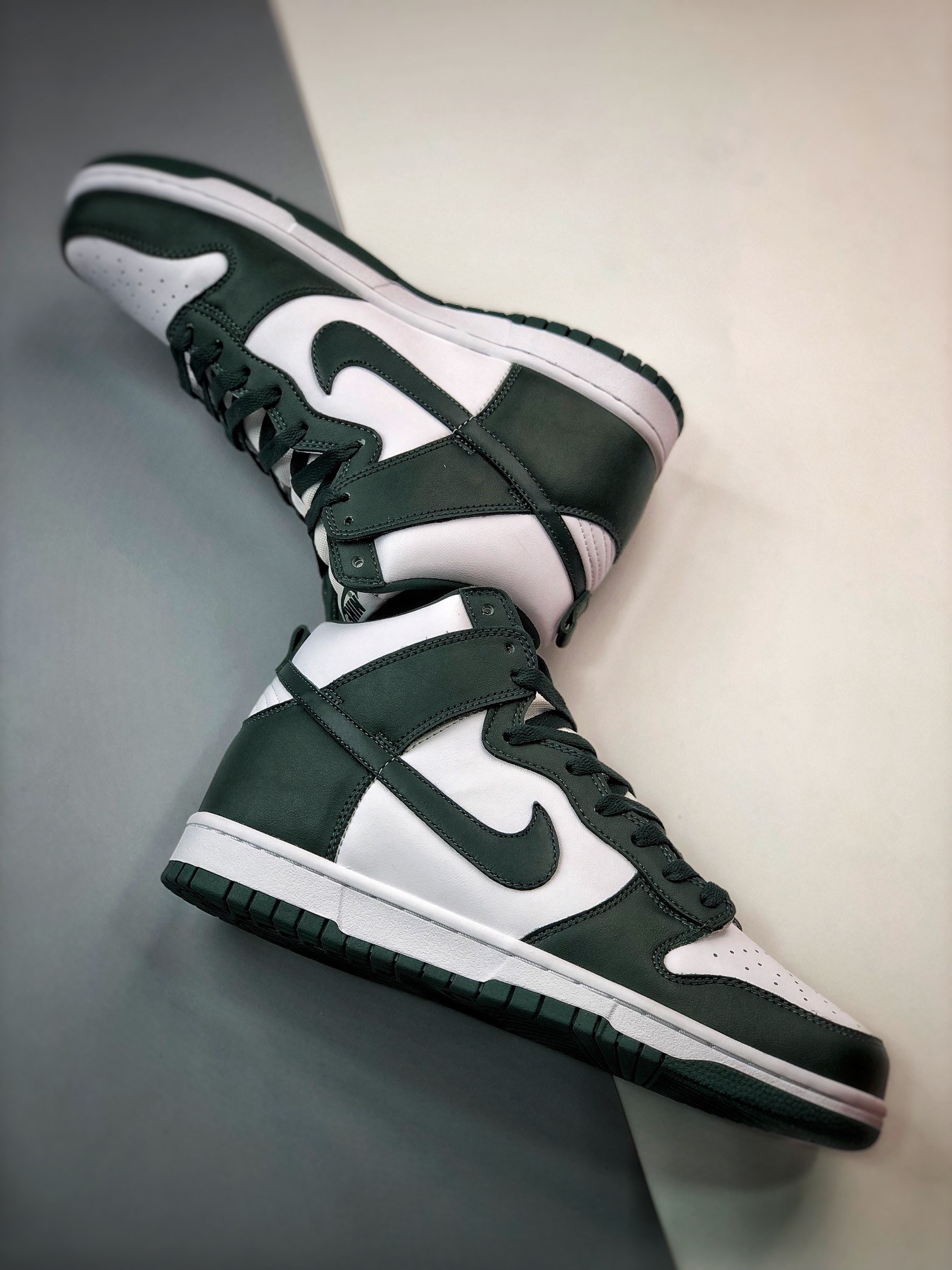 P240 NK Dunk Hi SP "Spartan Green" 白绿高帮-GDF档口-潮流干货