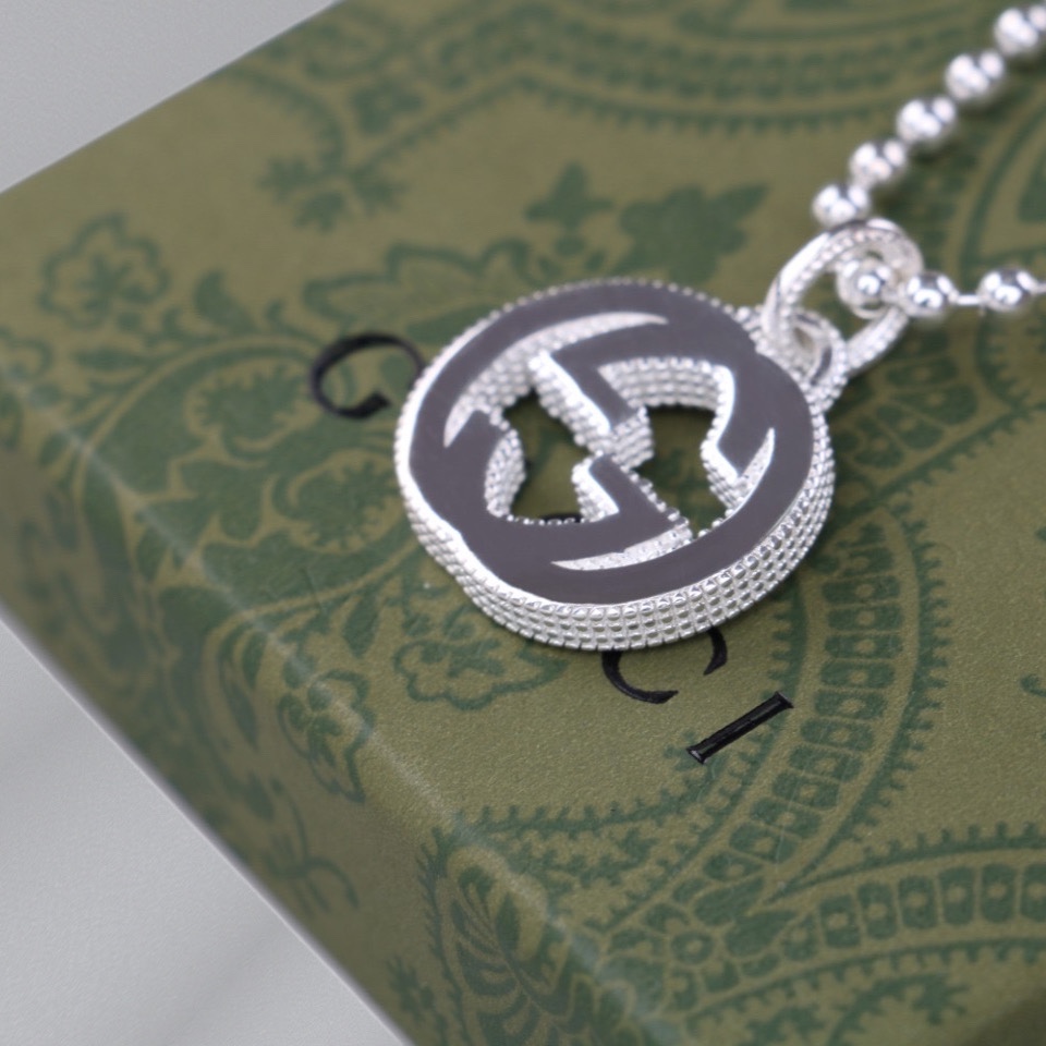 Gucci/古驰 23ss 抛光双G字母项链-GDF档口-潮流干货