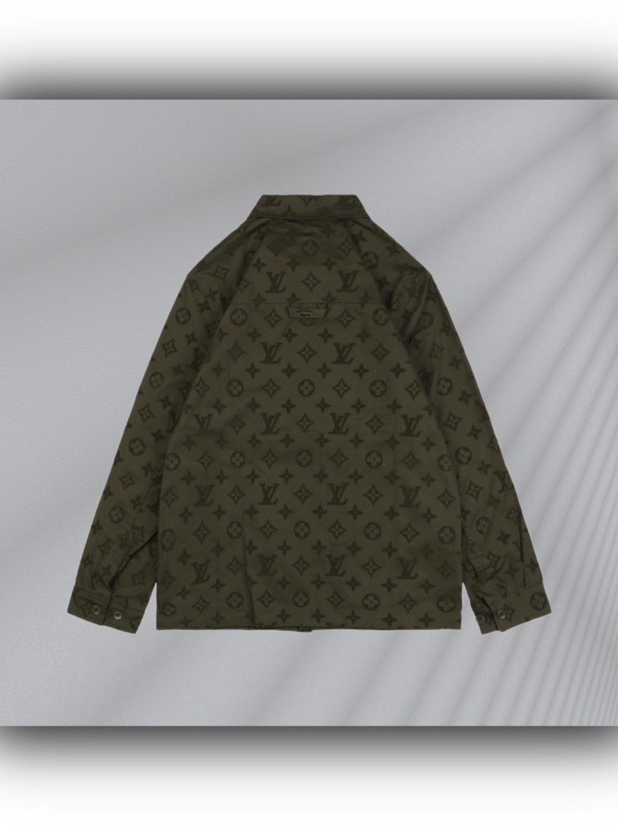 LV 23ss 大老花植绒长袖衬衫-GDF档口-潮流干货