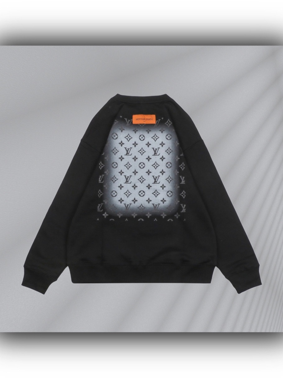 LV 23Fw 老花渐变印花圆领卫衣 -GDF档口-潮流干货