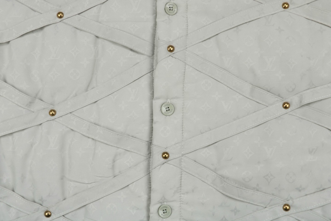 lv 23Fw 菱形绑带棉服外套-GDF档口-潮流干货