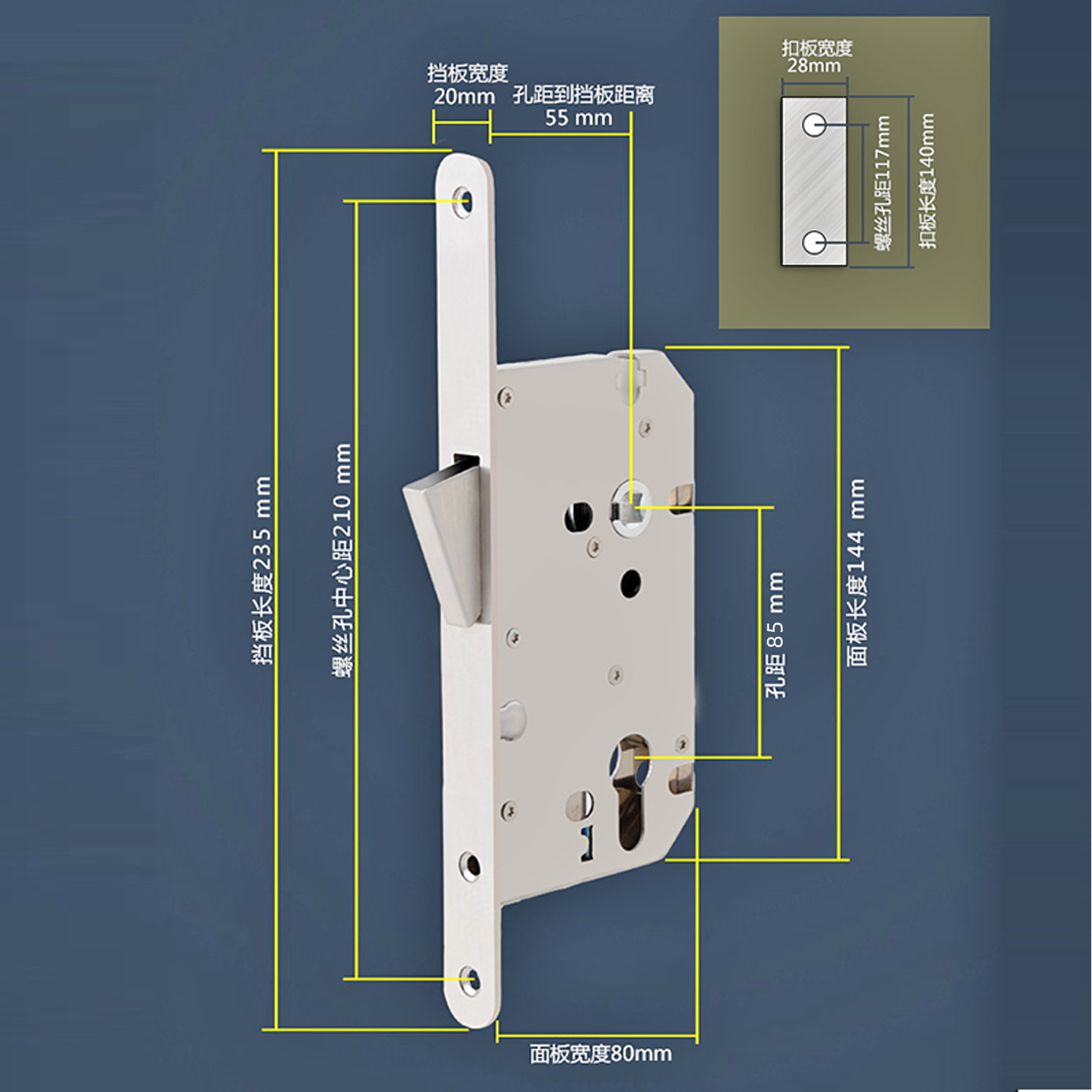 CT8572 European standard silent magnet stainless steel-企业官网
