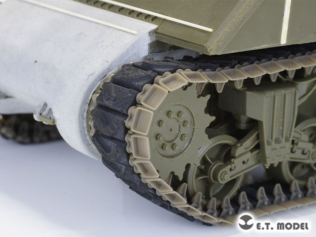 P35-082 WWII US ARMY M4 Sherman T48 w/duck bill（Type 1） Workable Track ...