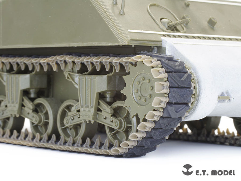 P35-083 WWII US ARMY M4 Sherman T48 w/duck bill（Type 2） Workable Track ...
