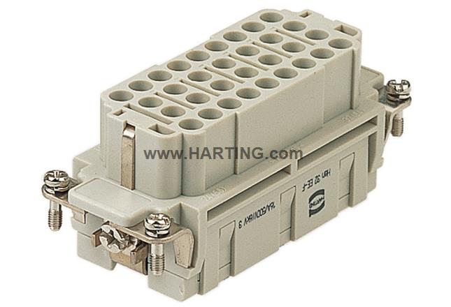 德国harting连接器 Han EE 32 Pos. Insert Female Crimp零件号09 32 032 3101-南京宝船 ...