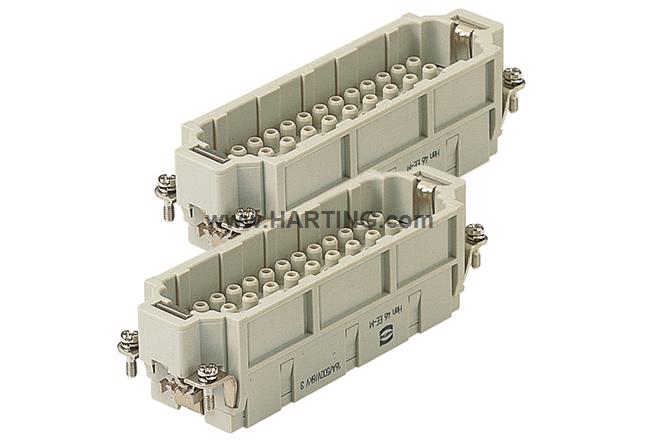 德国harting连接器Han EE 46 Pos. Male Crimp Term. (47-92) 型号09 32 046 3011-南京 ...