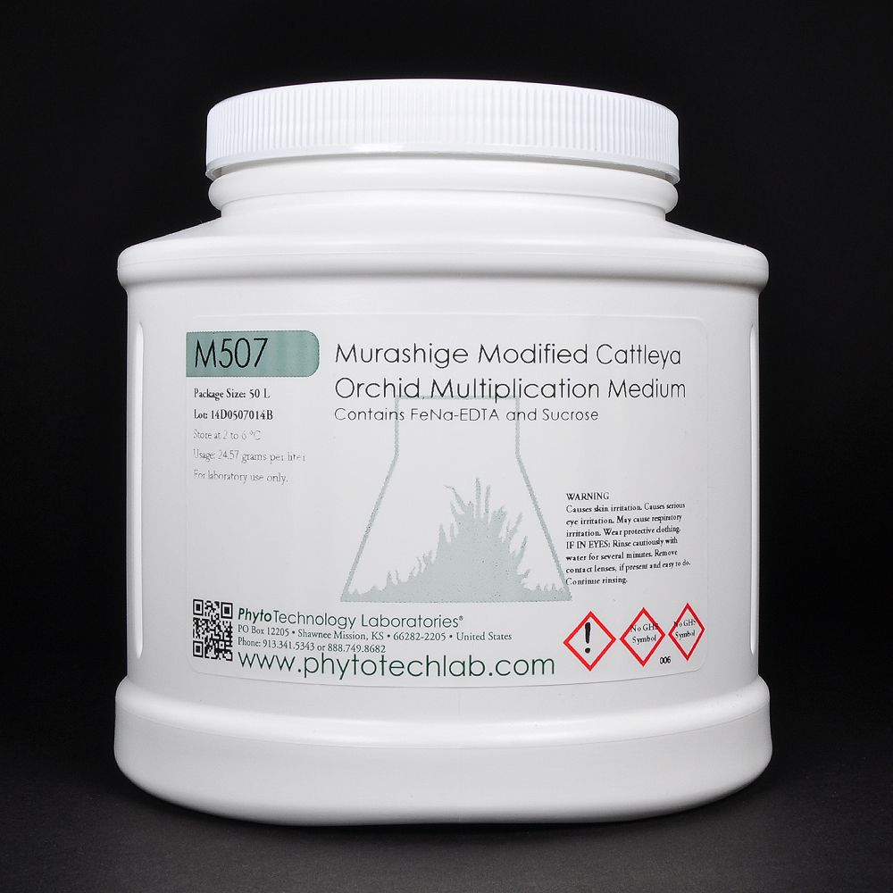 Phytotech M507-50L M CATTALEYA ORCHID MULT MED M兰科繁殖培养基-企业官网