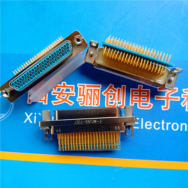 J30J-66TJW-J微矩形连接器 接线公母头 接插件端子 电源插头插座 线长可定制-西安骊创电子科技有限公司