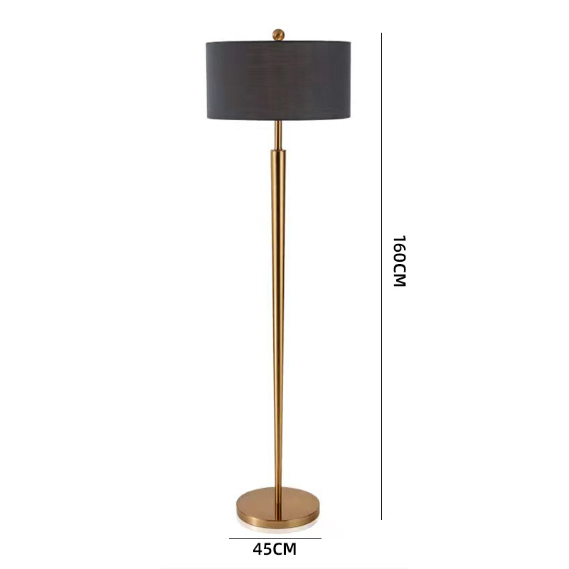 GF Dimmable Iron Floor Lamp for Bedroom, Living Room & Study - Modern ...