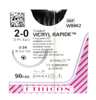 美国强生快微乔2-0可吸收性一次性使用缝线W9962-广州万瀚医疗科技有限公司
